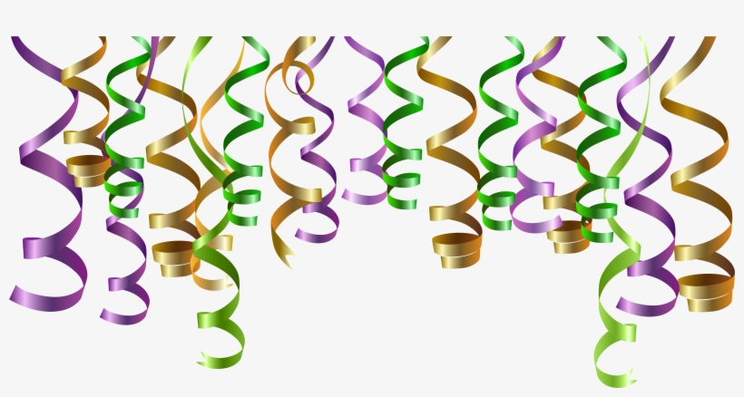 Gold Ribbon Curl Png - 8000x3895 PNG Download - PNGkit