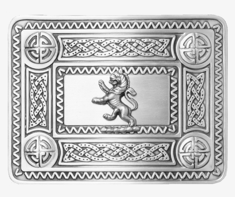Celtic Lion Antique Belt Buckle - Traditional Dress Celtic Knot Kilt ...