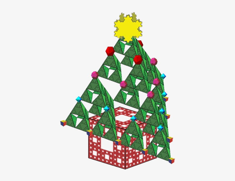 #5 Fractales Y Figuras Matemáticas En El Árbol De Navidad - Matematicas ...