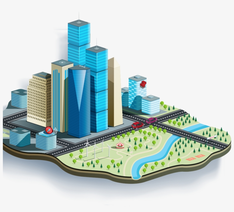 Smart City - City Development Png - 980x839 PNG Download - PNGkit