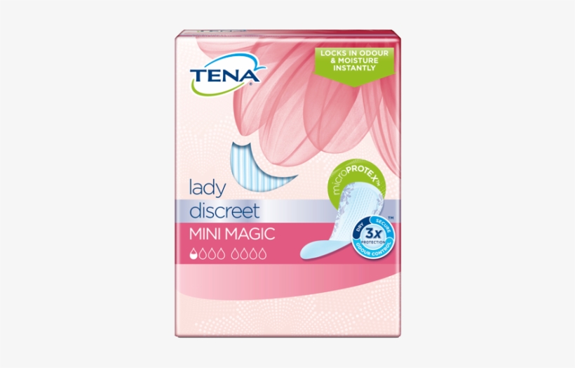 Tena Lady Discreet Mini Magic Womens Liners For Light - Tena Lady Slim ...