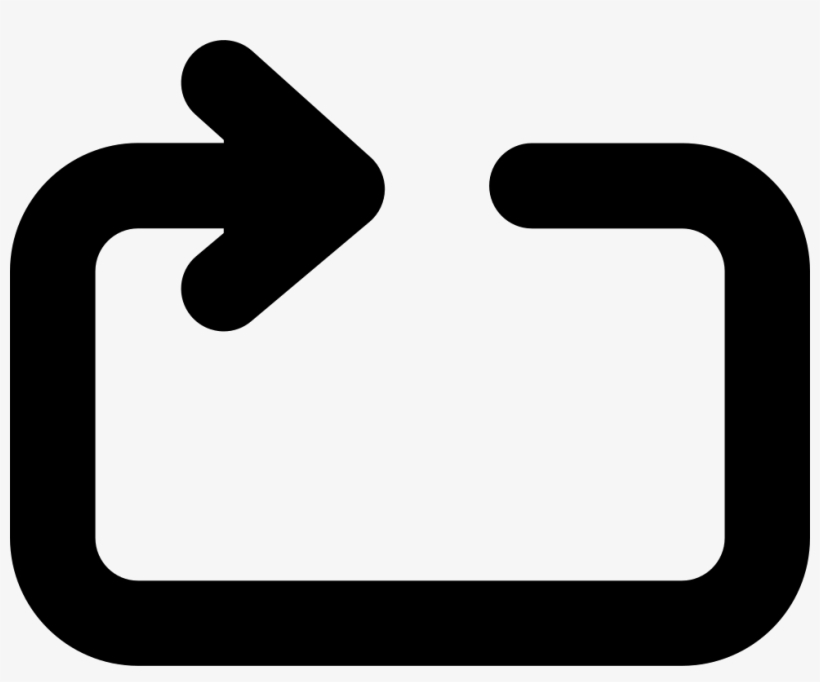 Rectangular Rotating Arrow - Loop Play Png - 980x768 PNG Download - PNGkit