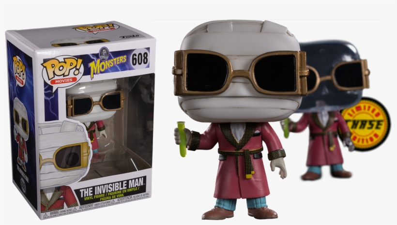 The Invisible Man Pop Vinyl Figure - Funko Pop! Monsters: Bride Of ...