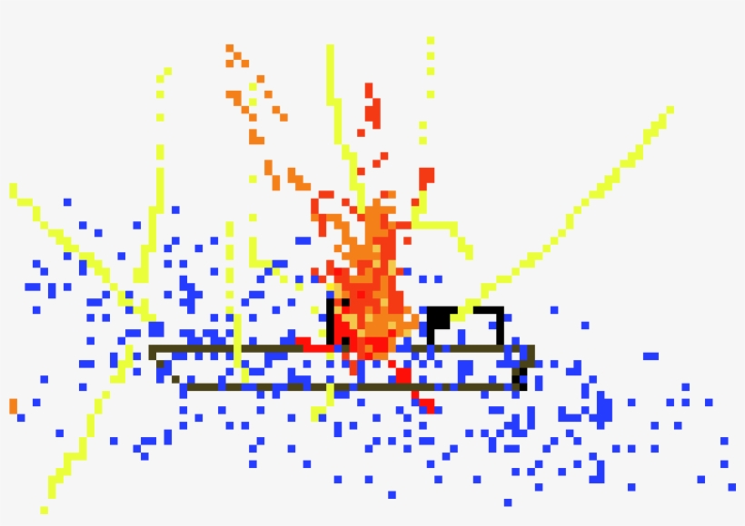 Download Transparent Exploding Boat - Illustration - PNGkit