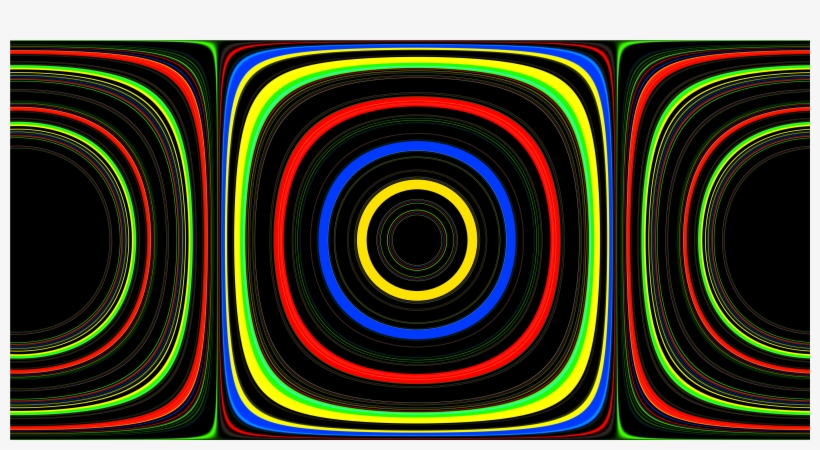 Abstract Wave Pattern Colorful Light Circles Lines - Wave - 4961x3508 ...