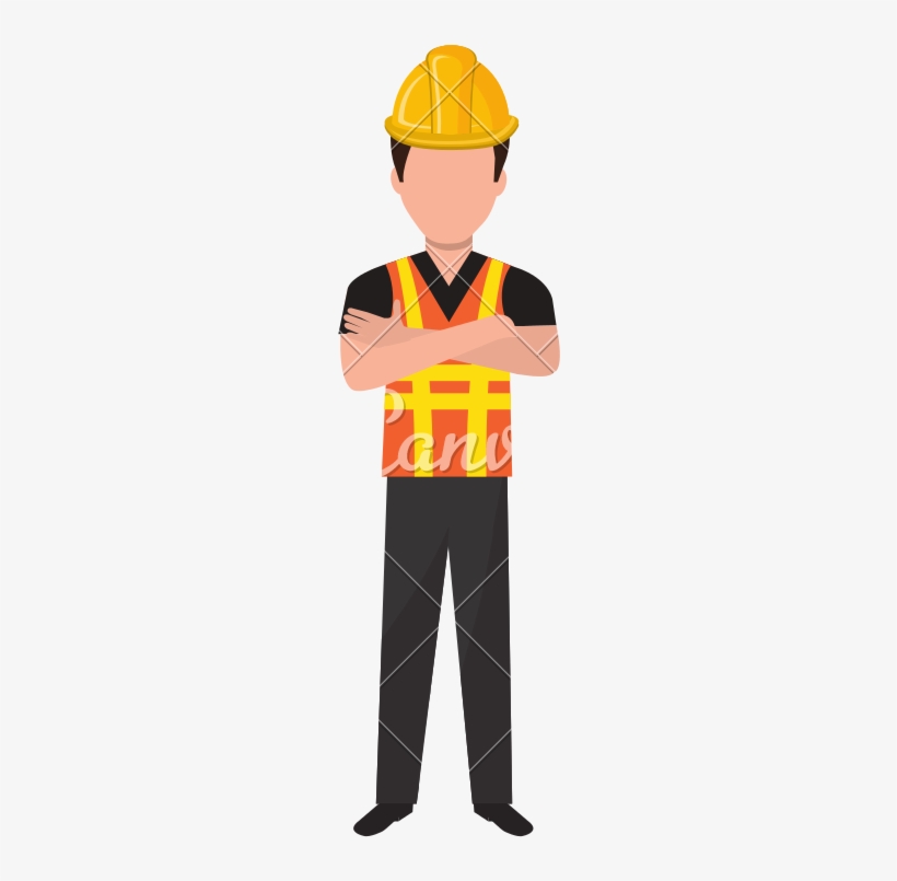 Construction Worker Vector - Homem Trabalhador Em Desenho - 800x800 PNG Download - PNGkit