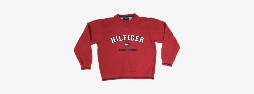 Red Tommy Hilfiger Athletics Crewneck - Tiger Blood Training Camp ...