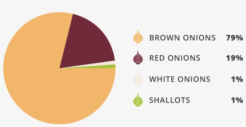 The Major Onion Varieties Grown In Australia Are - Circle - 1000x449 ...