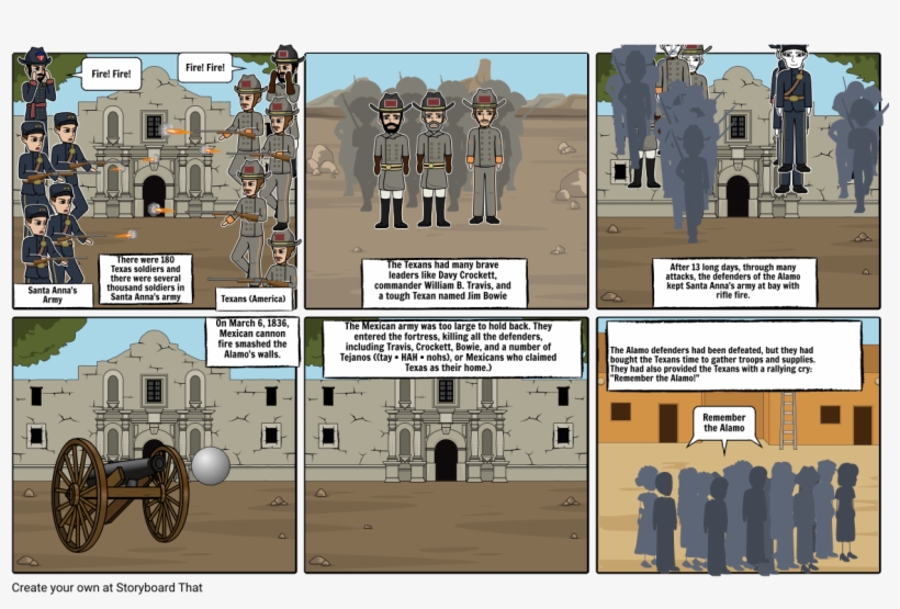 The Alamo-bailey Rowland - Cartoon - 1164x733 PNG Download - PNGkit