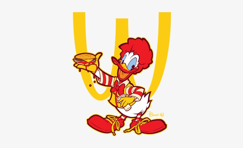 Ronald Mcdonald Duck - Ronald Mcdonald Donald Duck - 472x447 PNG ...