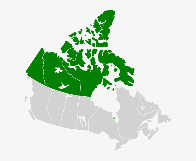 Northern Canada Map Png - 619x600 PNG Download - PNGkit