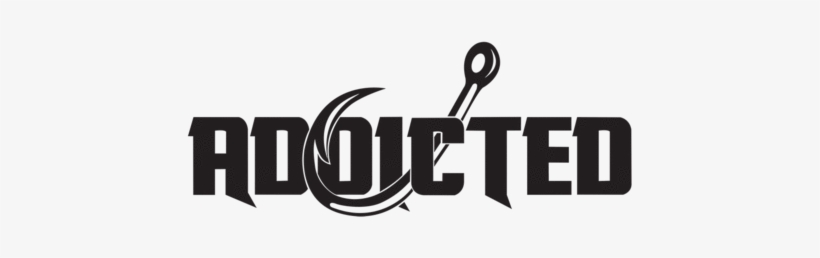 Boat Black Addicted Decal - Addicted Fishing Logo - 480x310 PNG ...