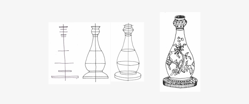 Drawn Bottle Perspective - Drawing - 500x263 PNG Download - PNGkit