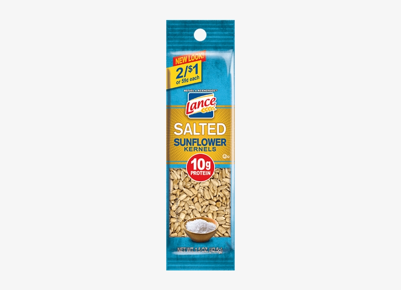 Lance Salted Sunflower Kernels - 395x540 PNG Download - PNGkit