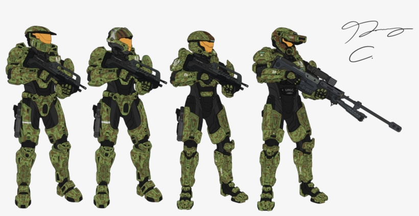 Unknown Spartan Fire Team - Video Game - 1600x758 PNG Download - PNGkit