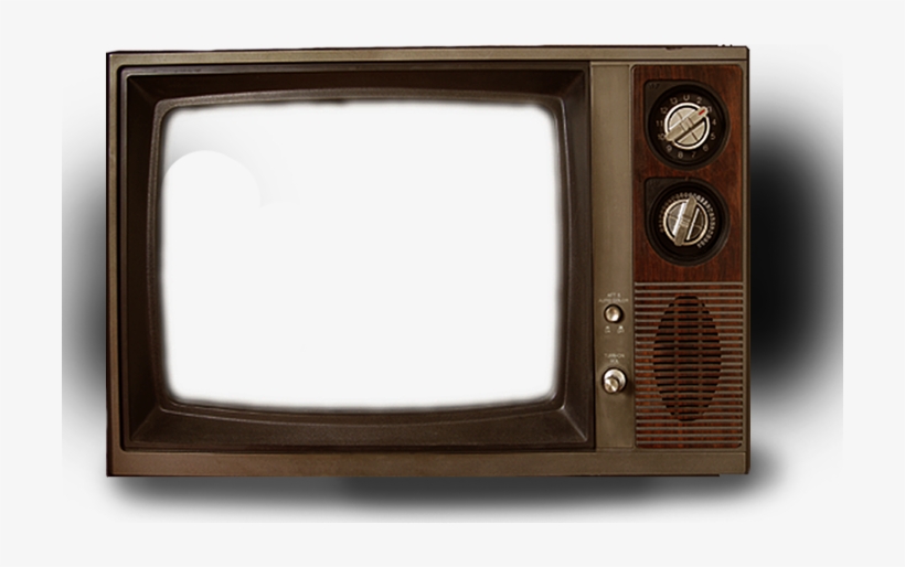 Old Television Set Png - Old Tv Frame Png - 708x434 PNG Download - PNGkit