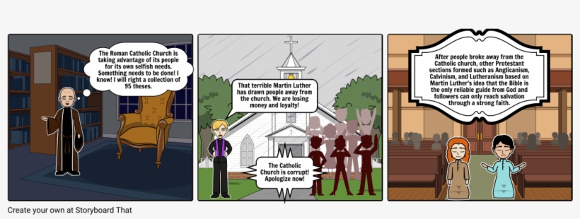 Protestant Reformation Comic Strip - Comic Strip Of The Reformation ...