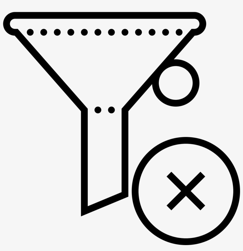 The Icon Is Shaped Like An Upside Down Triangle Missing - Filter ...