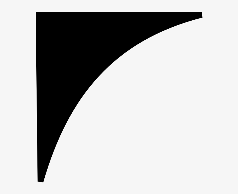 Small - Black Curved Shape Png - 582x595 PNG Download - PNGkit
