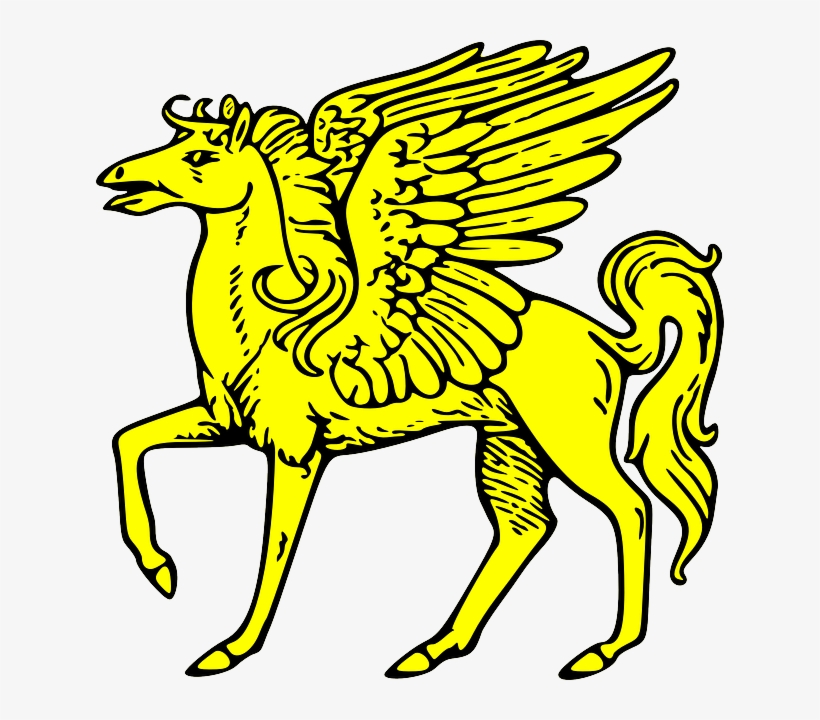 Symbol Shield Gold Coat Arms Crest Animal Myth - Coat Of Arms Animals ...