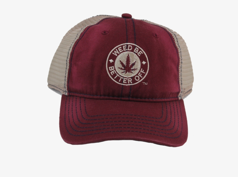 Trucker Cap Maroon Mesh Back - Baseball Cap - 600x600 PNG Download - PNGkit