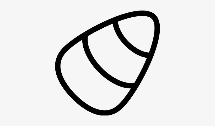 Candy Corn Vector - Candy Corn Clip Art Black And White - 400x399 PNG ...