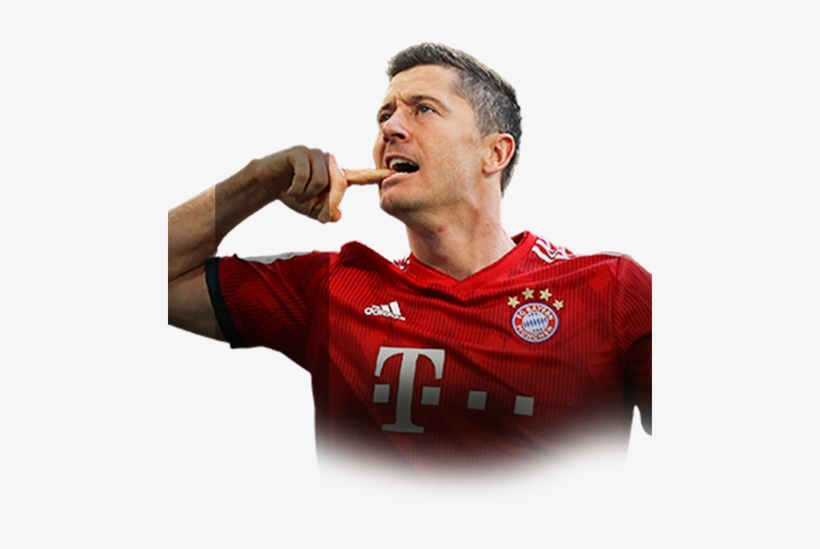 91 1st In-form Gold - Lewandowski Fifa 19 - 485x567 PNG Download - PNGkit