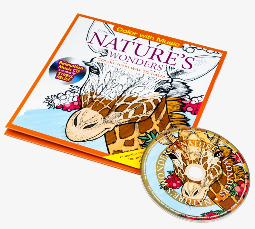 Nature's Wonders Adult Coloring Book With Relaxation - Color With Music ...