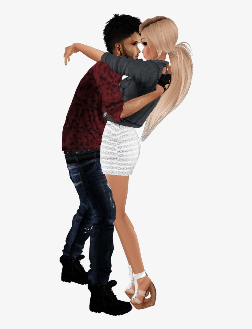 Answer On Twitter - Imvu Couple Love - 744x1024 PNG Download - PNGkit