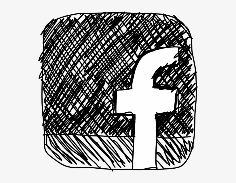 Facebook Sketch - Facebook Logo Sketch Png - 554x557 PNG Download - PNGkit