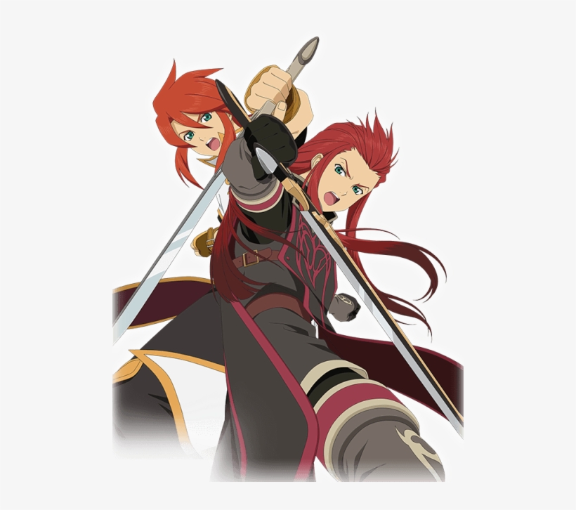 Tales Of The Abyss Asch Y Luke - 500x646 PNG Download - PNGkit