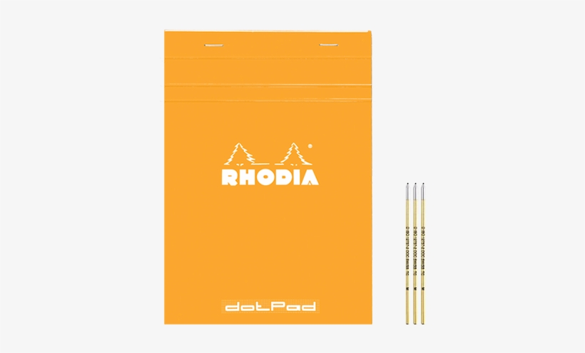 Rhodia Premium A4 Notepad 3pk Ink Refills 6 Months - Bloc Rhodia Dot ...