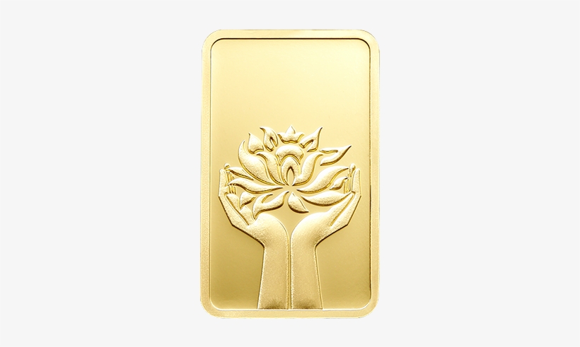 10 Gm Gold Ingot Lotus - Pamp - 470x470 PNG Download - PNGkit