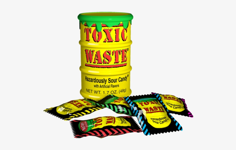 Toxic Waste Sour Candy - 525x600 PNG Download - PNGkit