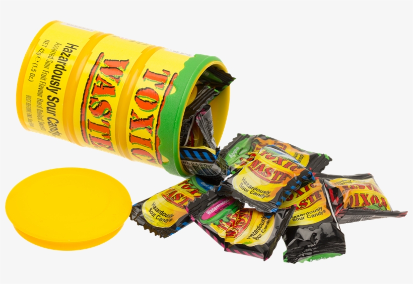 Toxic Waste - Toxic Waste Hazardously Sour Candy - 1.7 Oz Canister ...