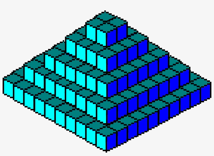 This Free Icons Png Design Of Pixel Piramide - 2400x1641 PNG Download ...