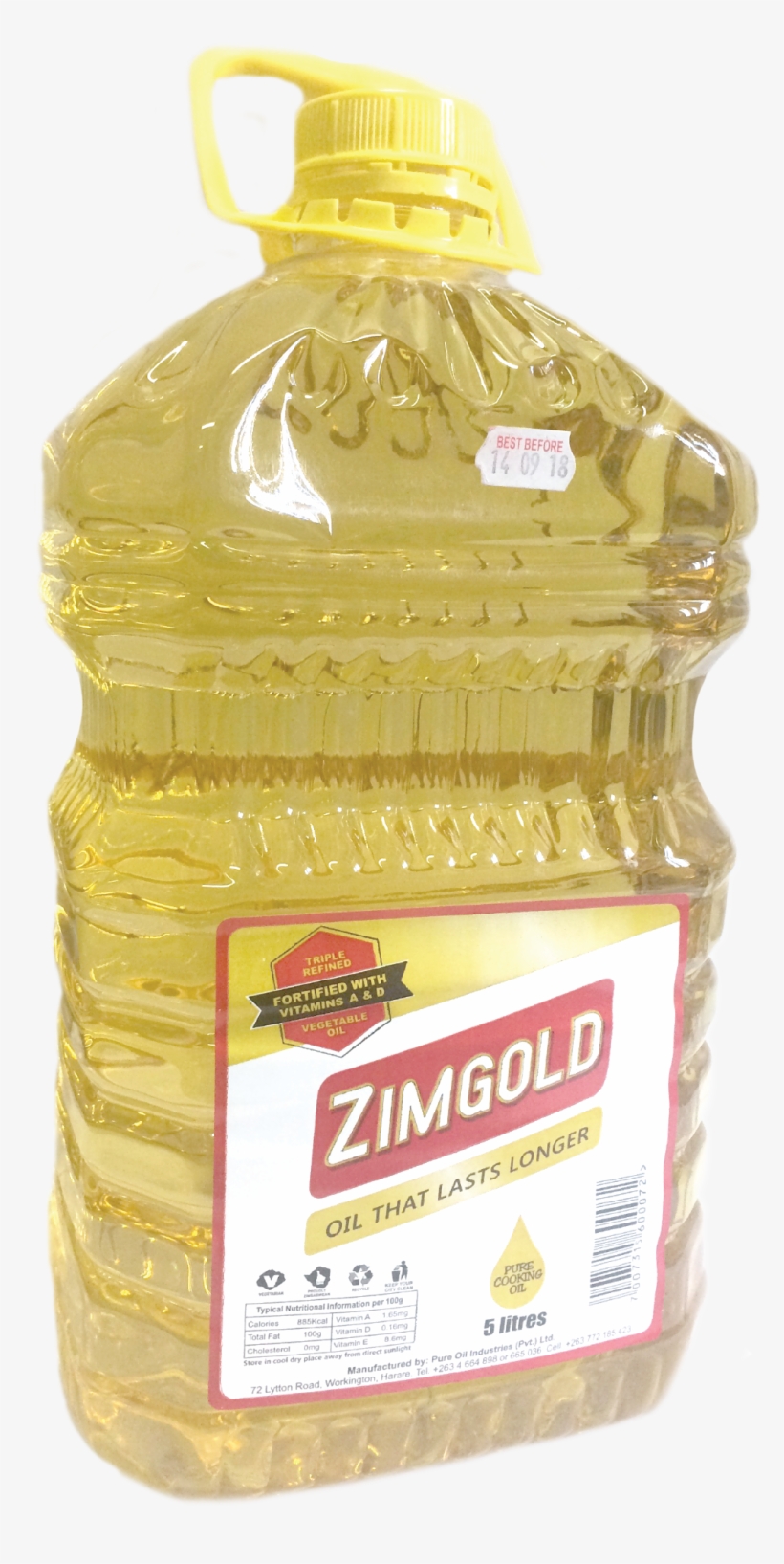 Zim Gold Cooking Oil - 2154x2154 PNG Download - PNGkit