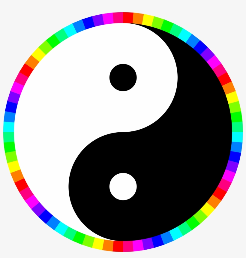 Big Image - Yin Yang Color Wheel - 2400x2400 PNG Download - PNGkit