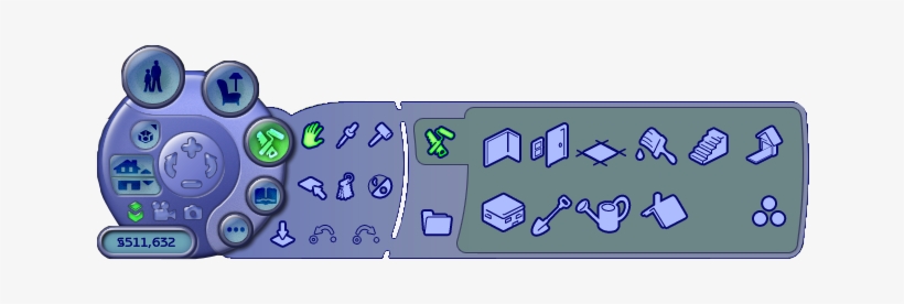 Download Transparent Sims Hud - Sims 2 - PNGkit