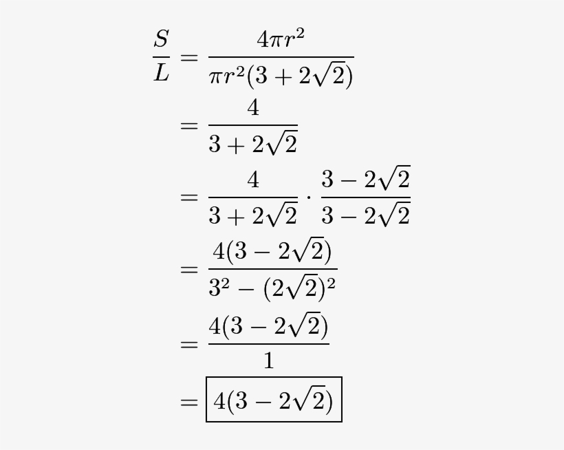 \begin{align*} \frac Sl & = \frac{4\ - Pi - 375x574 PNG Download - PNGkit