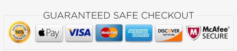 Checkout Secure - Guaranteed Safe Checkout Icons - 927x192 PNG Download ...