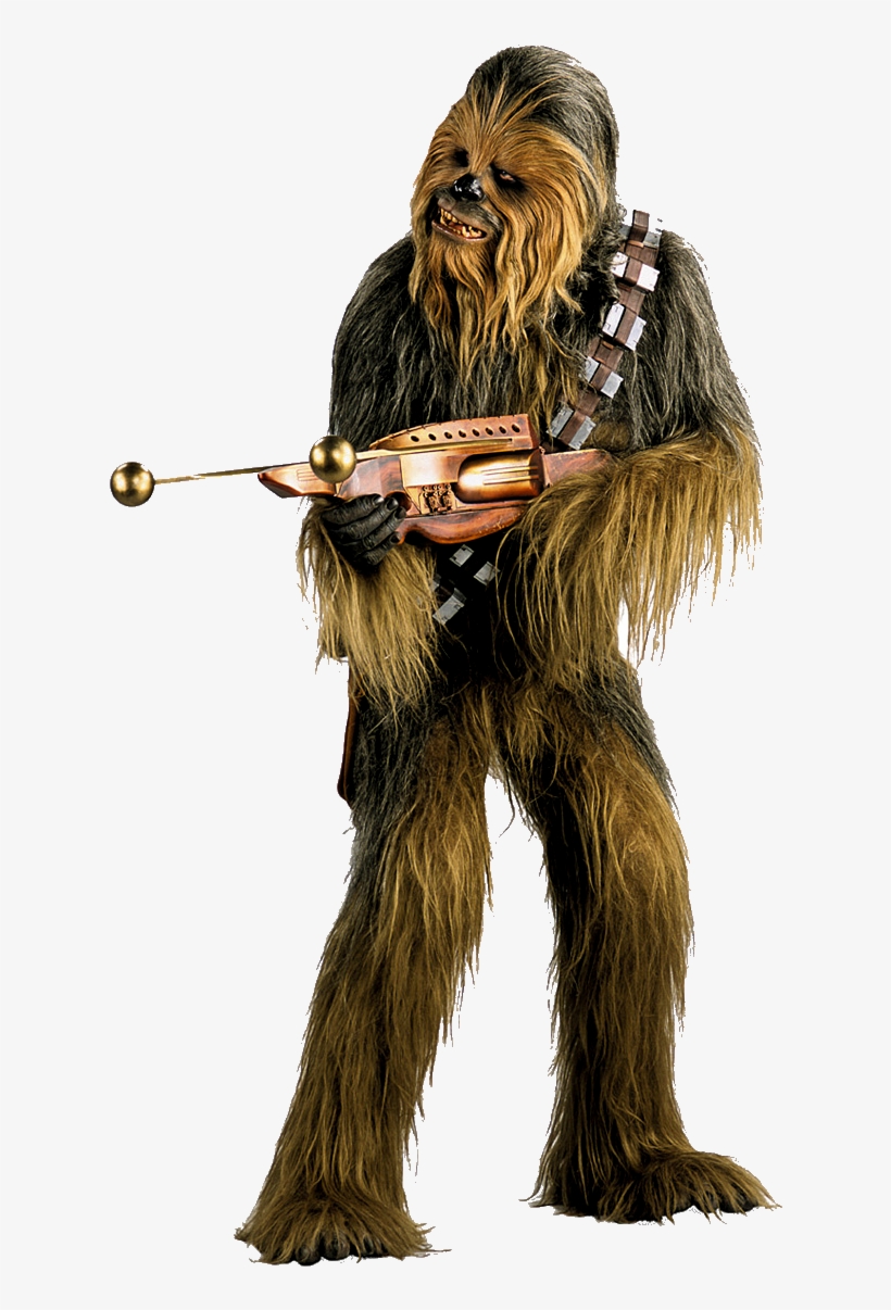 Vector Black And White Library Chewbacca Transparent - Star Wars ...
