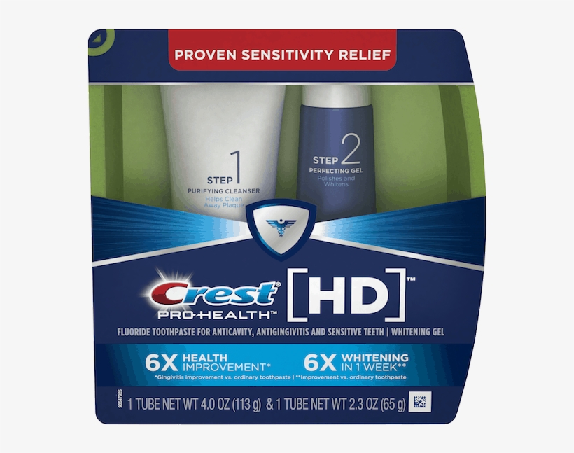 Crest Pro-health Hd Daily Two Step Toothpaste System - 600x600 PNG ...