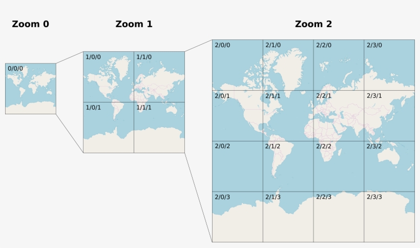 Openstreetmap Tiles For Global Coverage At Zoom Levels - World Map ...