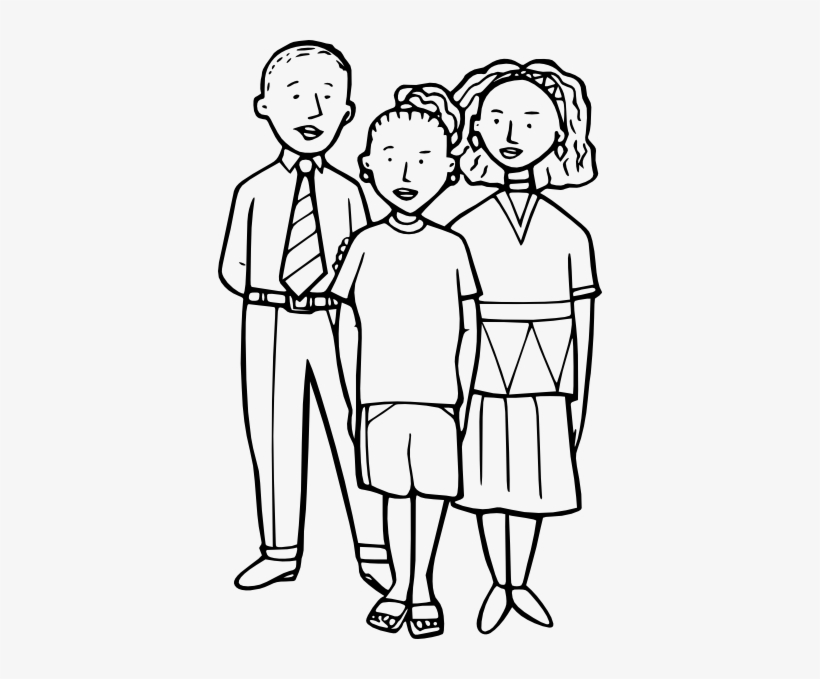 Child Outline Clipart Png - 384x599 PNG Download - PNGkit