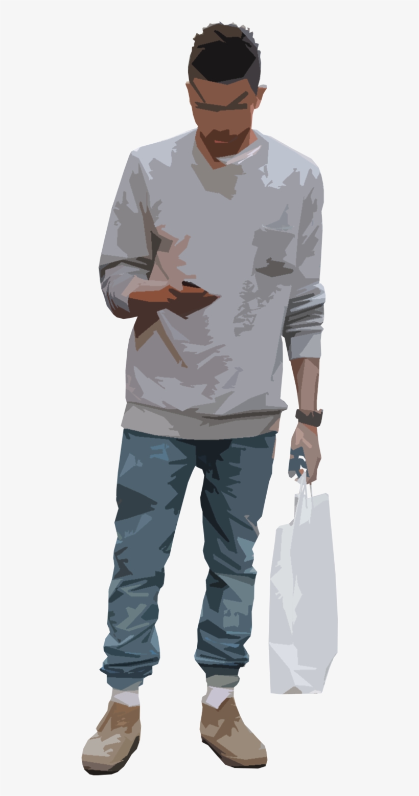 Ns 0059 - Holding Hands Psd Walking People For Photoshop - 750x1602 PNG ...