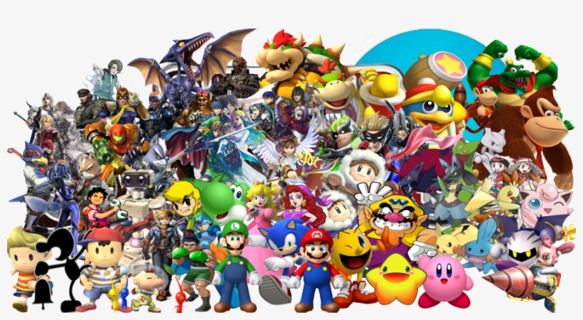 Nintendo Characters Png Pic - Nintendo Characters Png - 900x450 PNG ...