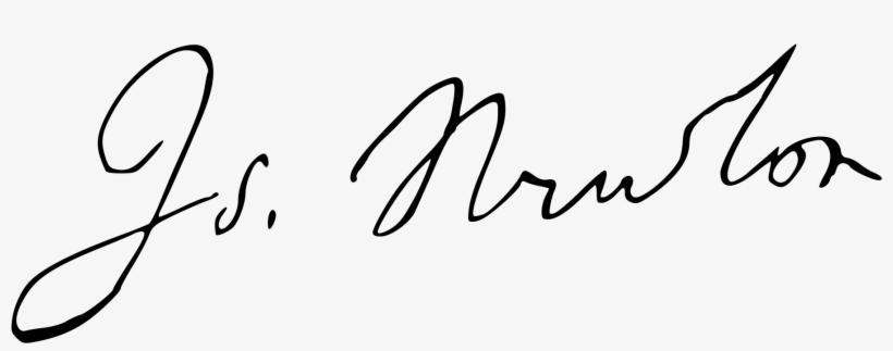 Isaac Newton Autograph - Isaac Newton Signature - 2000x677 PNG Download ...