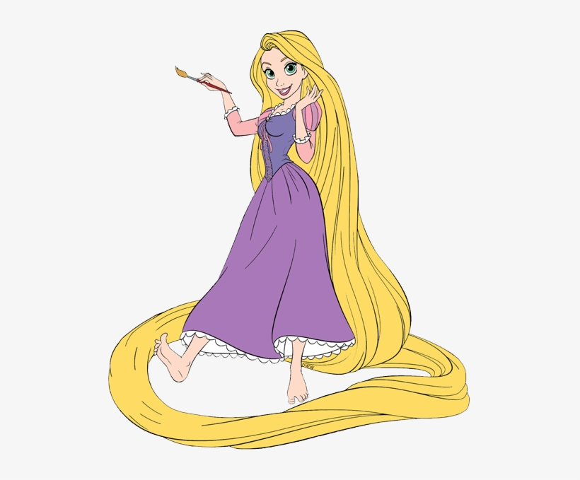 Tangled Clip Art 2 - Rapunzel Clipart - 518x599 PNG Download - PNGkit