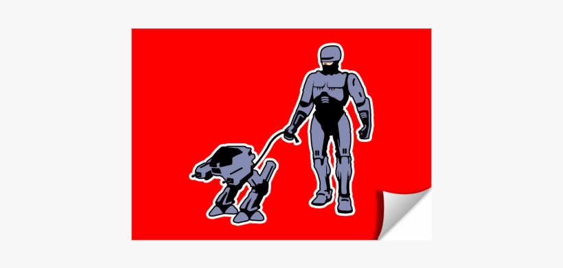 Robocop - Dog Catches Something - 674x516 PNG Download - PNGkit